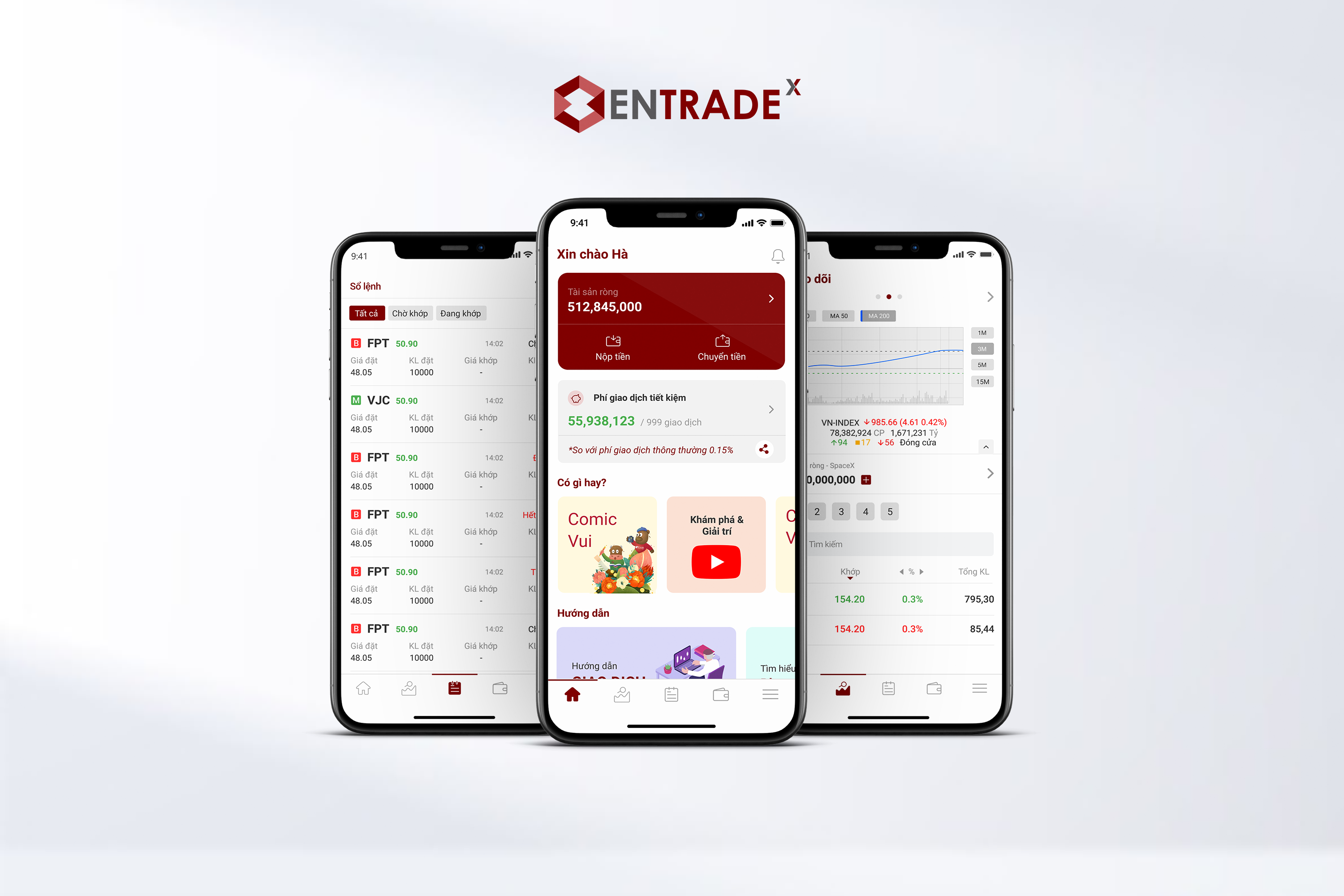 DNSE ra mắt ứng dụng di động Entrade X, miễn phí giao dịch trọn đời